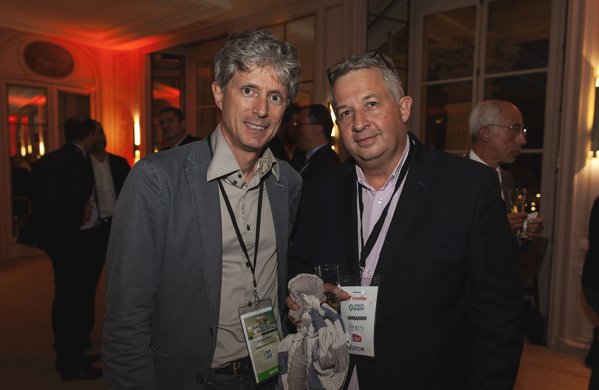Sébastien Capelle (Orange Business Services) et Nicolas Tronchon ...