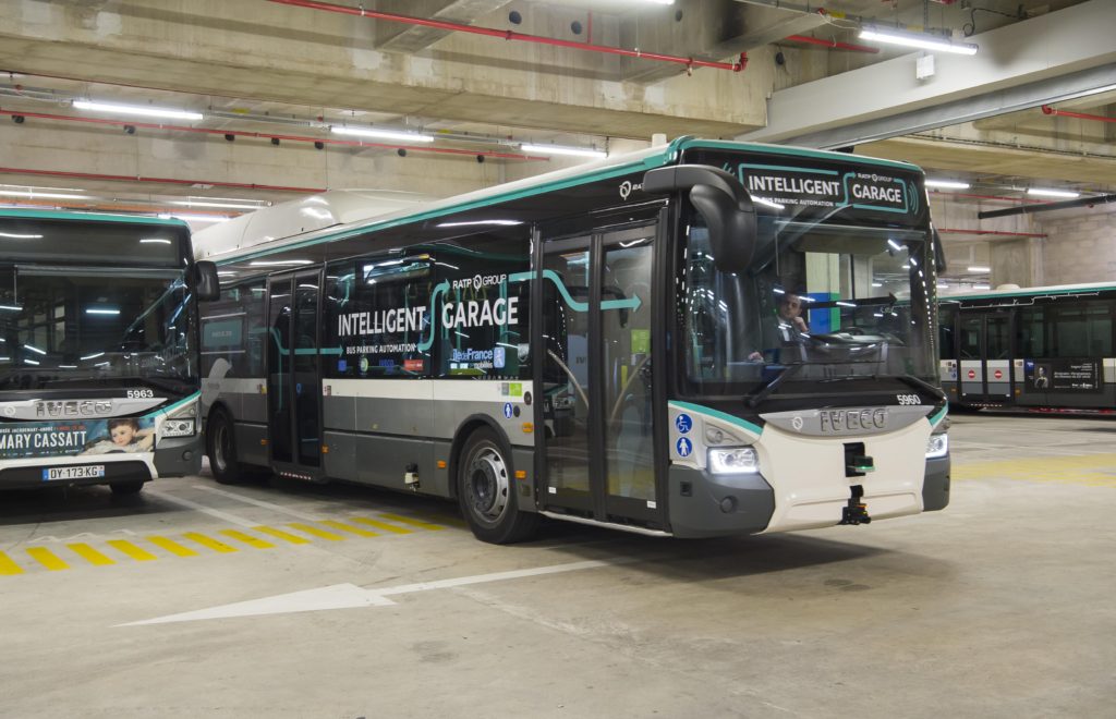La RATP teste le garage autonome des bus