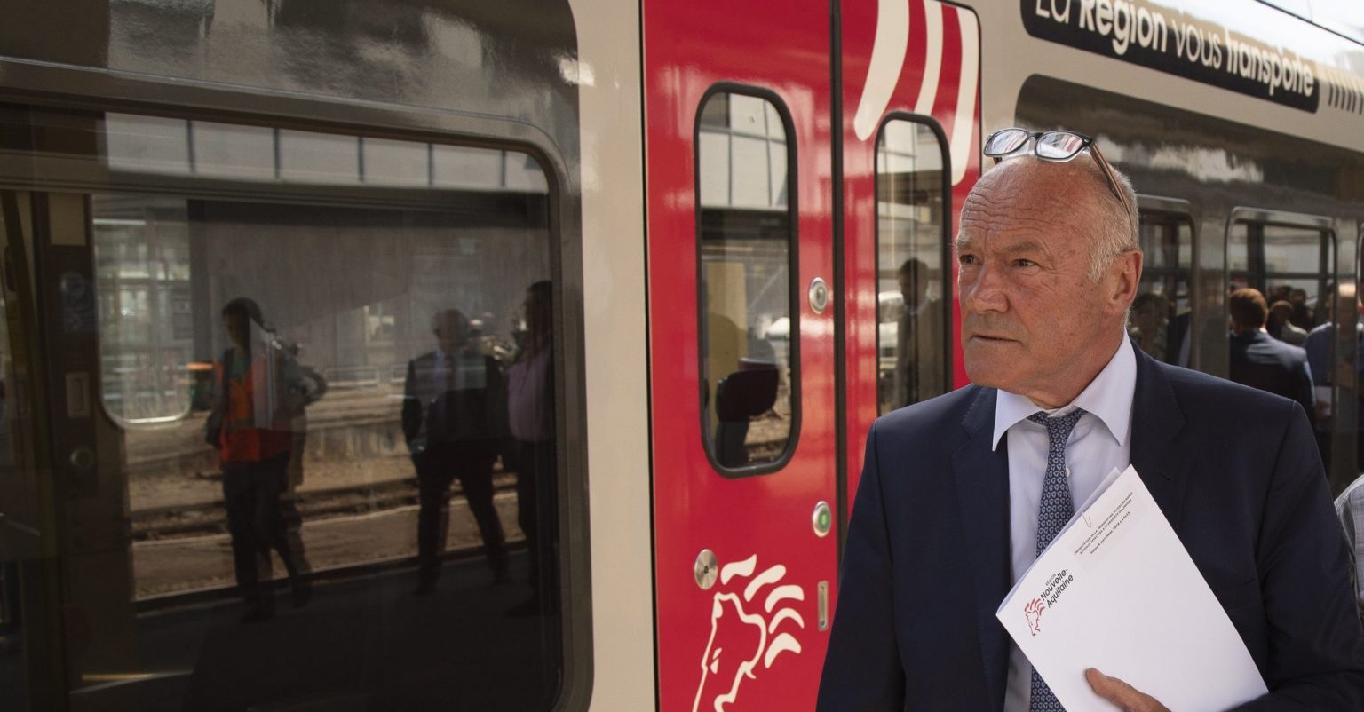 En Nouvelle-Aquitaine, Alain Rousset verra rouler les trains de la ...